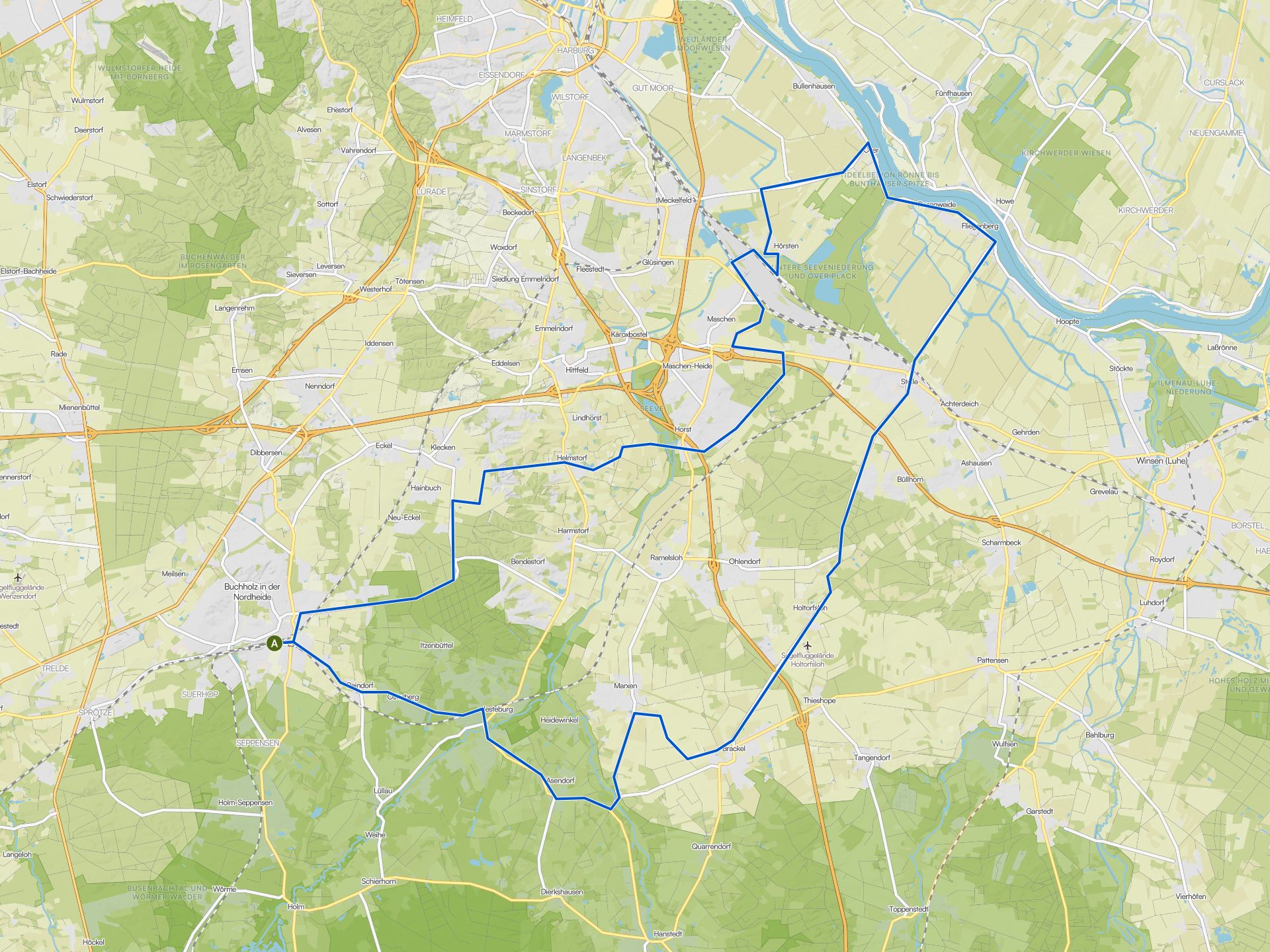 The best traffic-free bike rides around Buchholz In der Nordheide | Komoot
